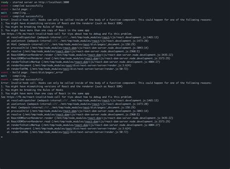 migration from 9 4 4 to 9 5 2 invalid hook call · vercel next js