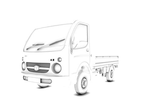 Tata Ace 3d Model Cgtrader