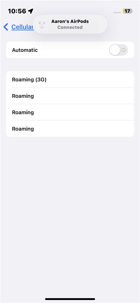 Network Selection Rtmobile