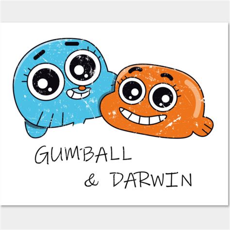 Gumball And Darwin Best Bros Gumball And Darwin Posters And Art
