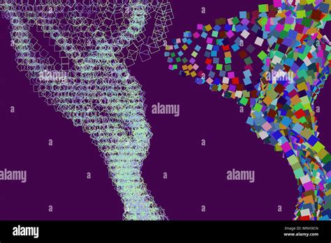 Abstract Background With Shape Of Square Rectangle Pattern Vector