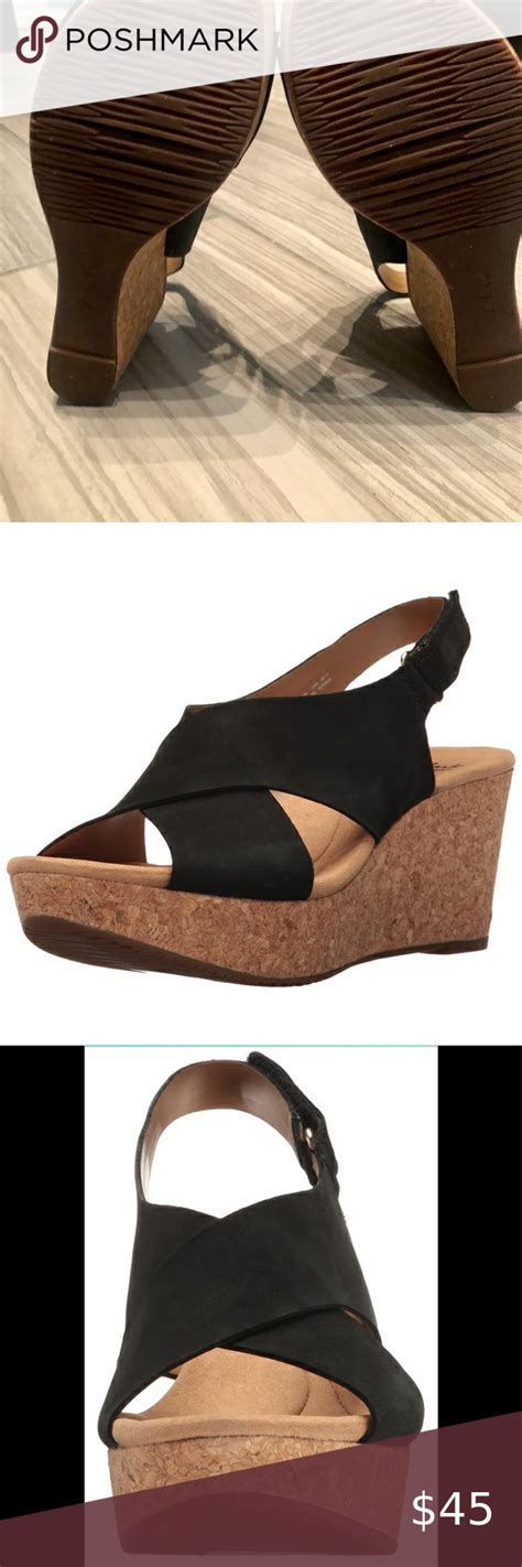 Clarks Annadel Eirwyn Slingback Wedge Sandal Womens Shoes Wedges