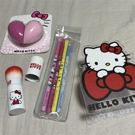 Selling Hello Kitty Makeup Set Includes Pack Of Depop