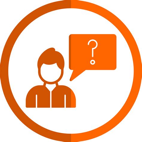 Ask Vector Icon Design 20713807 Vector Art At Vecteezy