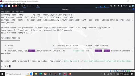 Metasploit Framework Session 2 Demo Exploiting Vsftpd 234 Service