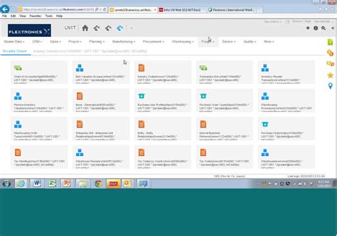 Infor Ming Le User Interface Using Ln Menus To Access Sessions Youtube