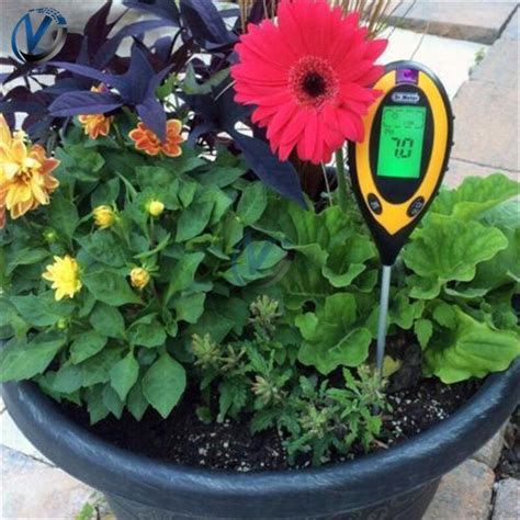 4 IN 1 Digital PH Meter Soil Moisture Monitor Temp Grandado