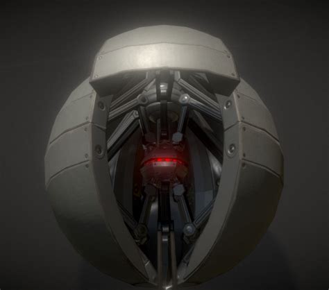 Sphere Bot Basic Free 3d Model Blend Dae Fbx Obj Free3d