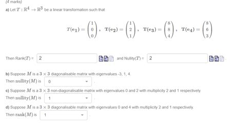 Solved Marks A Let T R R Be A Linear Chegg Com