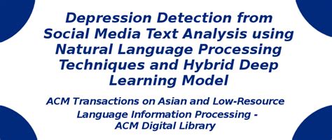 trending depression detection from social media text analysis using nlp