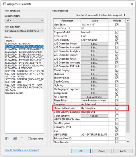 quick revit visibility fixes