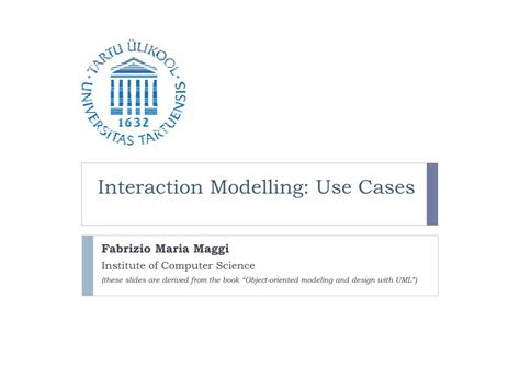 Pdf Interaction Modelling Use Casesan Object Or A Set Of Objects