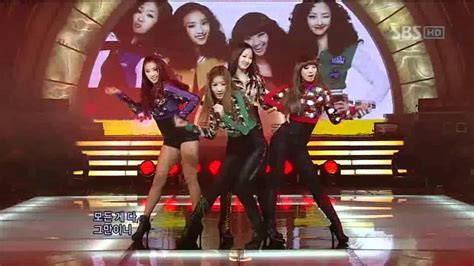 Sistar How Dare You 시스타 니까짓게 SBS Inkigayo 인기가요 101212 YouTube