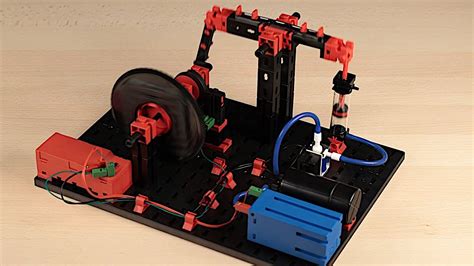 Fischertechnik Stem Pneumatics Model 6 Compressed Air Motor Youtube