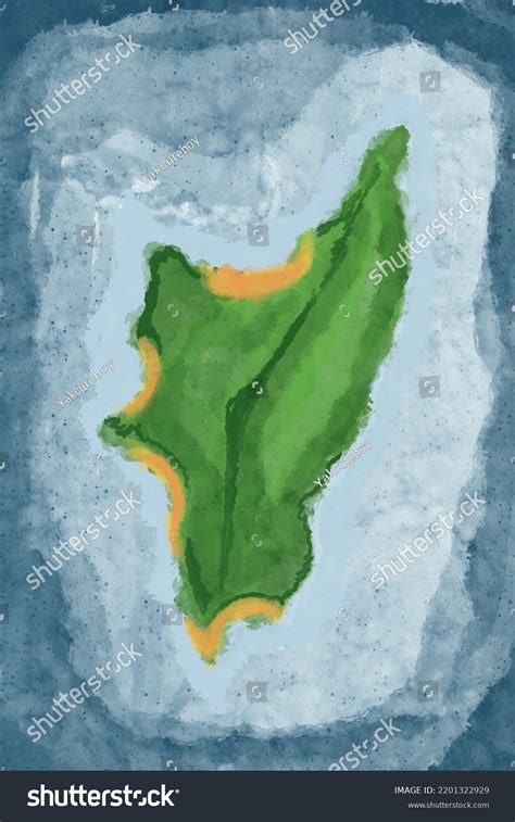 코흐란 아일랜드 지도 파타야 촌부리 티알랜드 스톡 일러스트 2201322929 Shutterstock