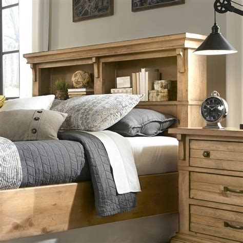 Pin On Master Br Bookcase Headboard