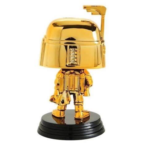 Funko Mania Funko Boba Fett Gold Chrome Galactic Convention 2019