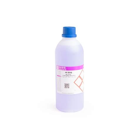 HI 5010 V PH10 01 TECHNICAL BUFFER SOLUTION 500ML COLOUR CODED BOTTLE Lsscientific
