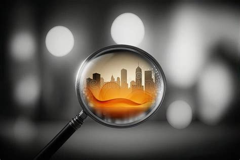 Take A Closer Look At Cities And Smoke Stock Illustration