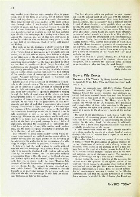 Elementary Pile Theory Physics Today Aip Publishing