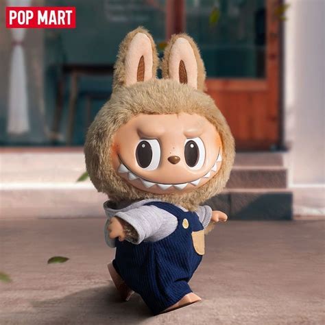 Popmart Labubu Tiempo Para Enfriar Muñeca De Peluche De Vinilo Figura
