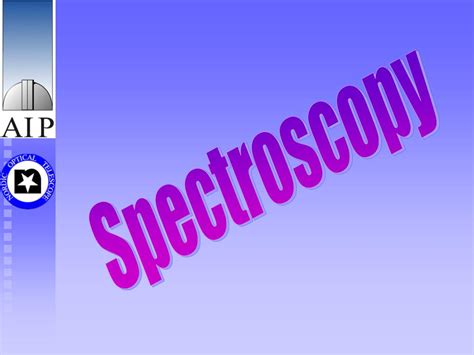 Ppt Spectroscopy Powerpoint Presentation Free Download Id 3315147