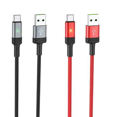 HiTech Land - Borofone BU30 1.2m 5A USB to Type-C Smart Power-off ...
