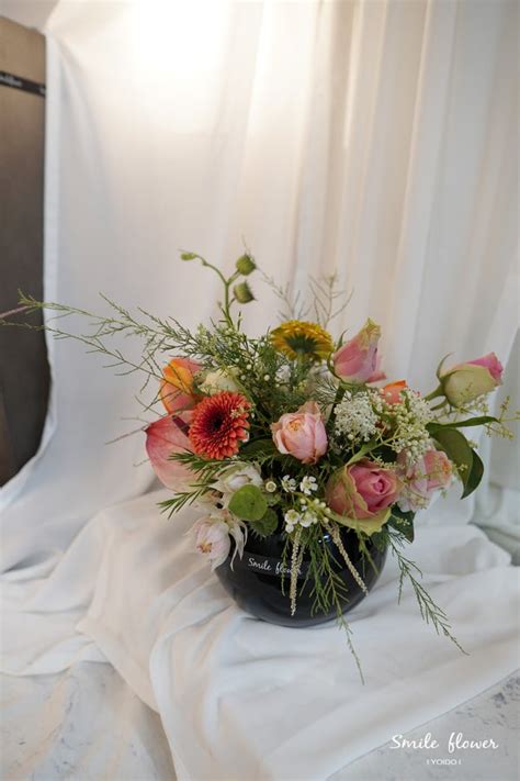 여의도꽃집 슬기로운 노플로랄폼 치킨와이어 꽃꽂이 클래스 Chicken Wire Centerpiece 네이버 블로그