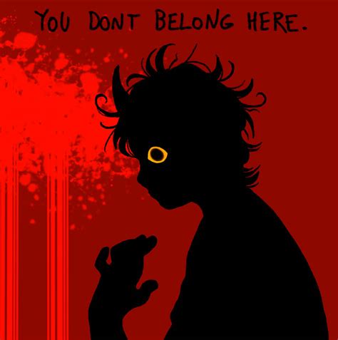 you dont belong here do you by beefyguts on deviantart