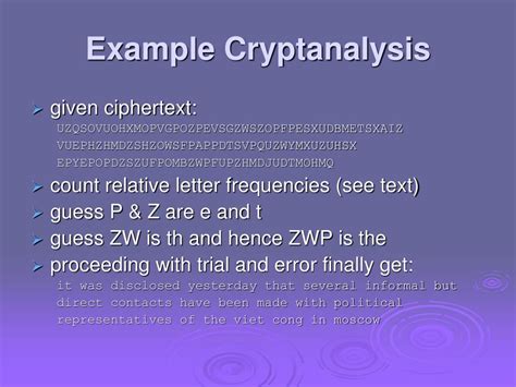 Ppt Cryptography And Network Security Chapter 2 Classical