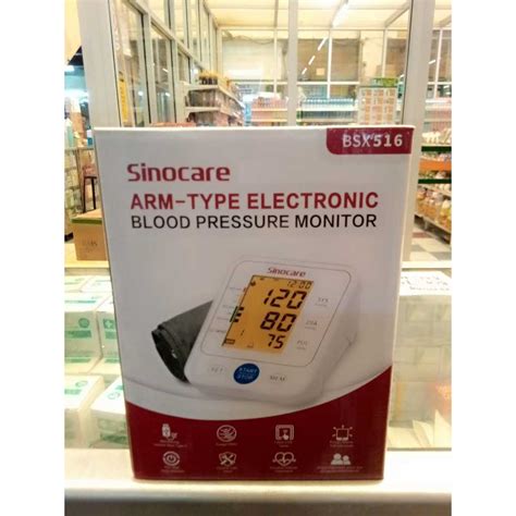 Jual Alat Tensi Darah Digital Alat Pengukur Tekanan Darah Otomatis Sinocare Bsx516 Bahasa