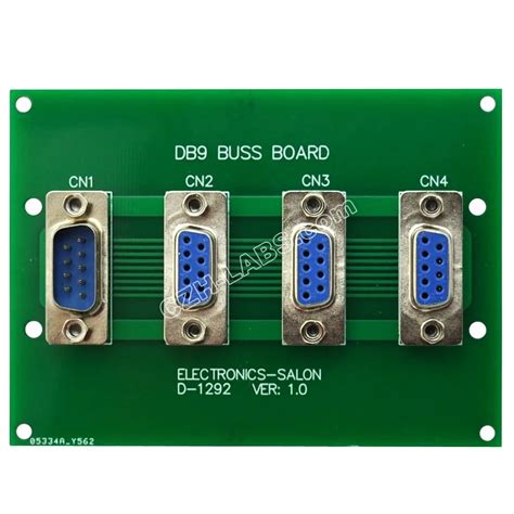 Electronics Salon Panel Mount Db9 1 Male 3 Female Buss Board Db 9