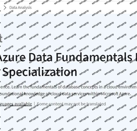 Coursera Microsoft Azure Fundamentals AZ 900 Exam Prep Specialization