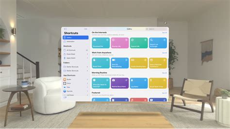 Get Started With Shortcuts On Apple Vision Pro Apple Support