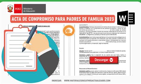 Guía Práctica Para Redactar Un Acta De Acuerdos Con Padres De Familia