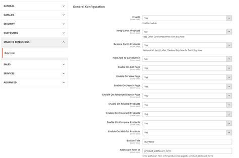 User Guide Magento 2 Buy Now Extension