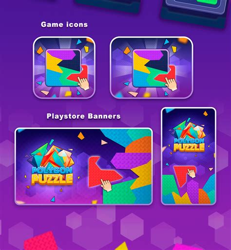 Polygon Puzzle Game Ui Ux Behance