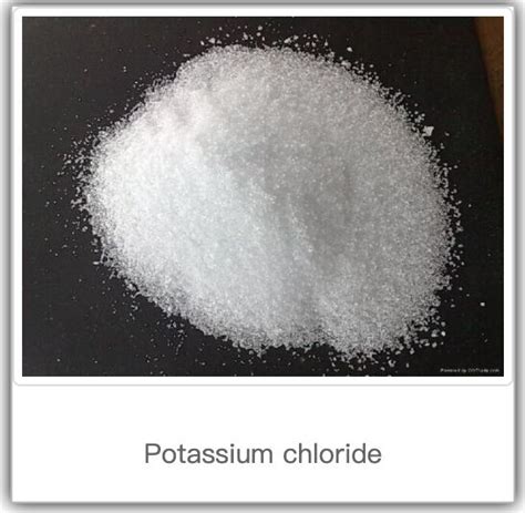 李安东 On Linkedin 1、chemical Name Potassium Chloride 2、molecular
