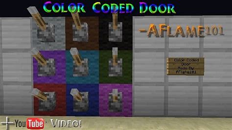 Color Coded Door 152 Minecraft Map