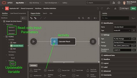 workflow dive into apex