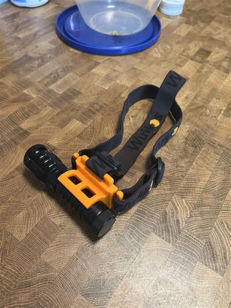 Hated the original Wurkkos HD20 head lamp holder. : r/flashlight