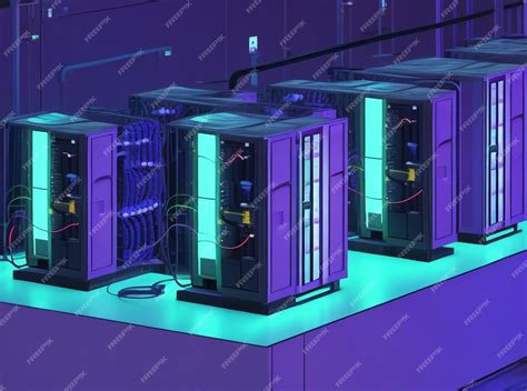 Premium Ai Image Dark Data Nexus Connection Network In Servers Data