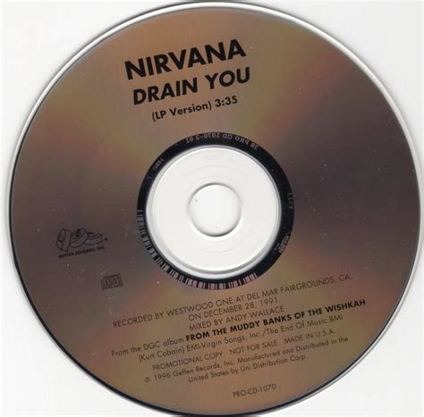 Nirvana Drain You 1996 Cd Discogs