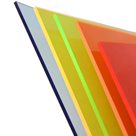 BuyPlastic L 089 Blue Transparent Fluorescent Colored Acrylic