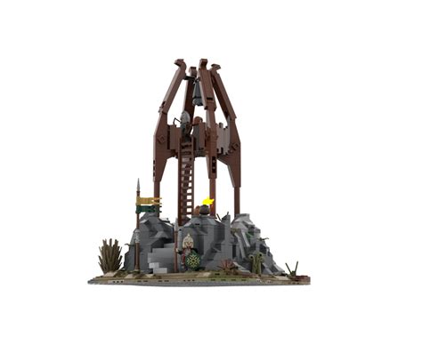 Lego Moc Rohan Archer Tower By Legatoflegion Rebrickable Build