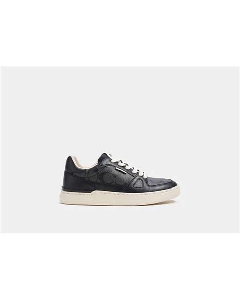 Coach Clip Court Low Top Sneaker In Blue Lyst