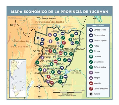 Mapas De Actividades Económicas De La Argentina Educar Portal