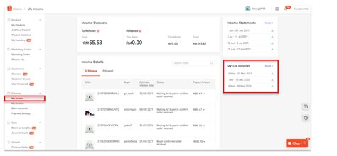 A Shopee Seller Here Is How To Get Invoice From Shopee Ginee