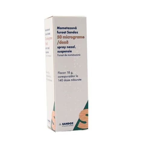 Mometazona Furoat Sandoz 50mcgdoza 18g Sandoz Drmax Farmacie