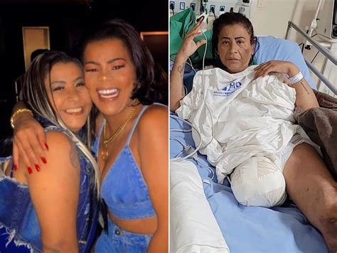 Tati Quebra Barraco presta solidariedade à MC Kátia que teve a perna
